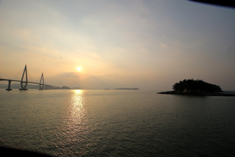 영광 칠산대교 와 칠산타워 해넘이 명소 네이버 블로그
