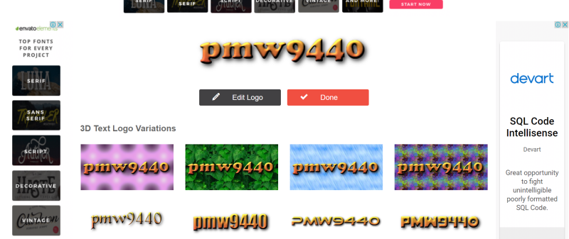 15. 자동으로 로고 만들어 주는 사이트 : flamingtext : 네이버 블로그