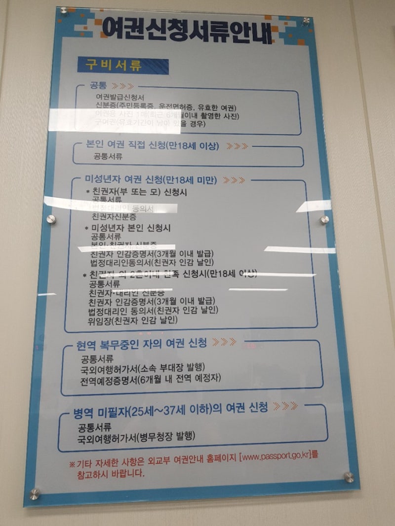 여권발급여권재발급신청 준비물 남양주시청 제2청사 여권민원실 네이버 블로그