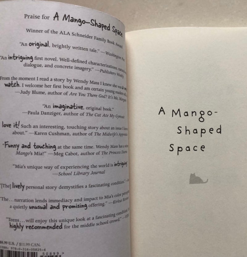 A Mango-shaped Space by Wendy Mass : 네이버 블로그
