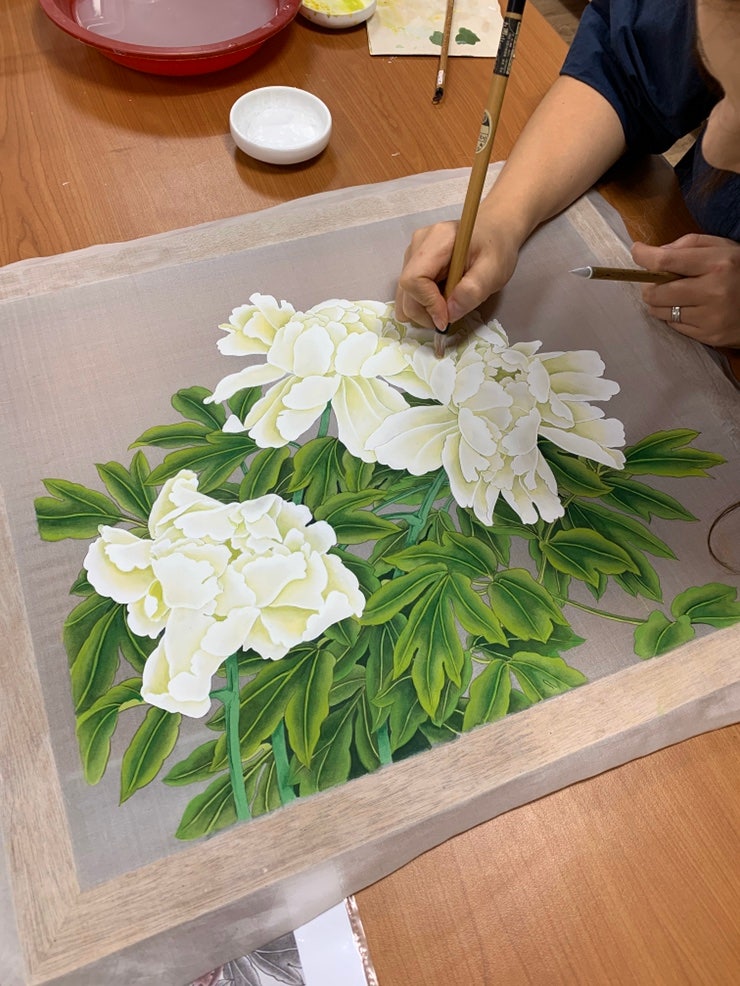 부산채색화화실부산민화부산성인미술부산취미미술 네이버 블로그