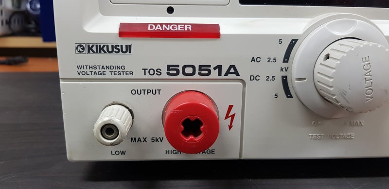 중고 AC/DC 내전압시험기 Kikusui TOS5051A 판매 렌탈 : 네이버 블로그