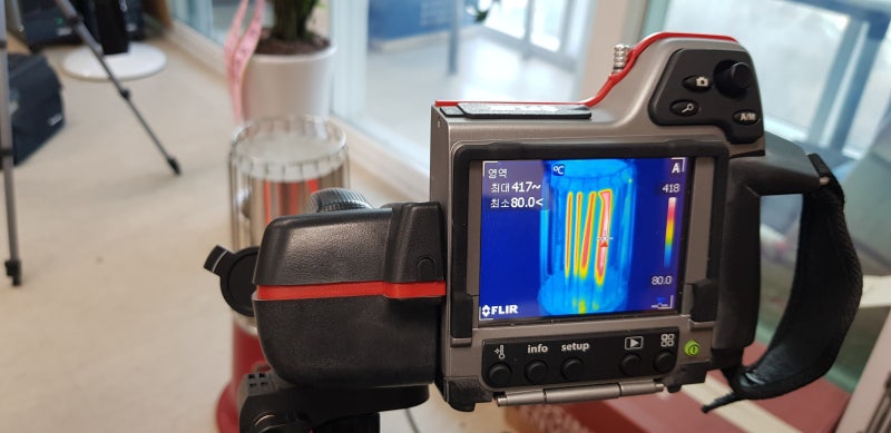 중고 휴대용 열화상카메라 Flir T335(320*240 , 650도) 판매 렌탈 : 네이버 블로그