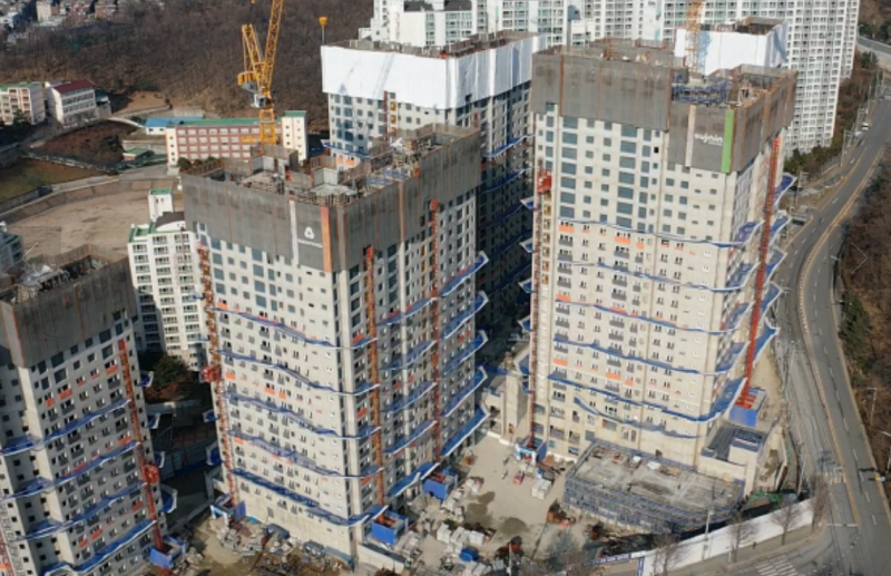 한양수자인 성남마크뷰 2020년 1월 11일 현장 모습 네이버 블로그