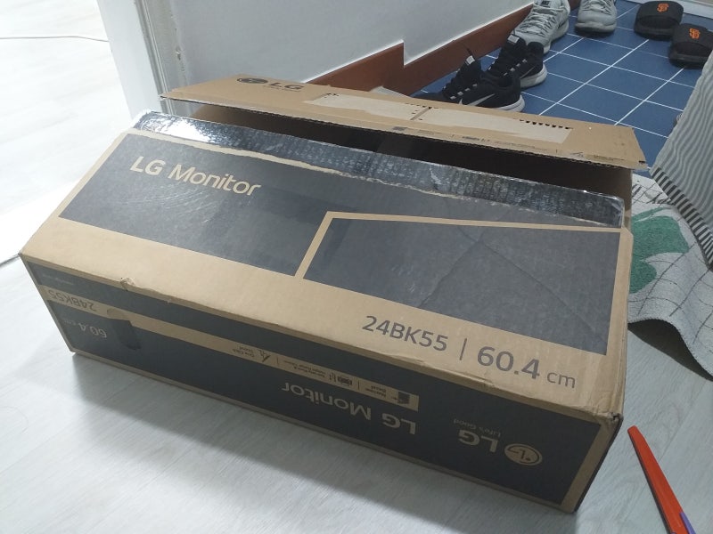 LG모니터 구매 리뷰 24BK55 가성비 모니터 / 피벗모니터 : 네이버 블로그