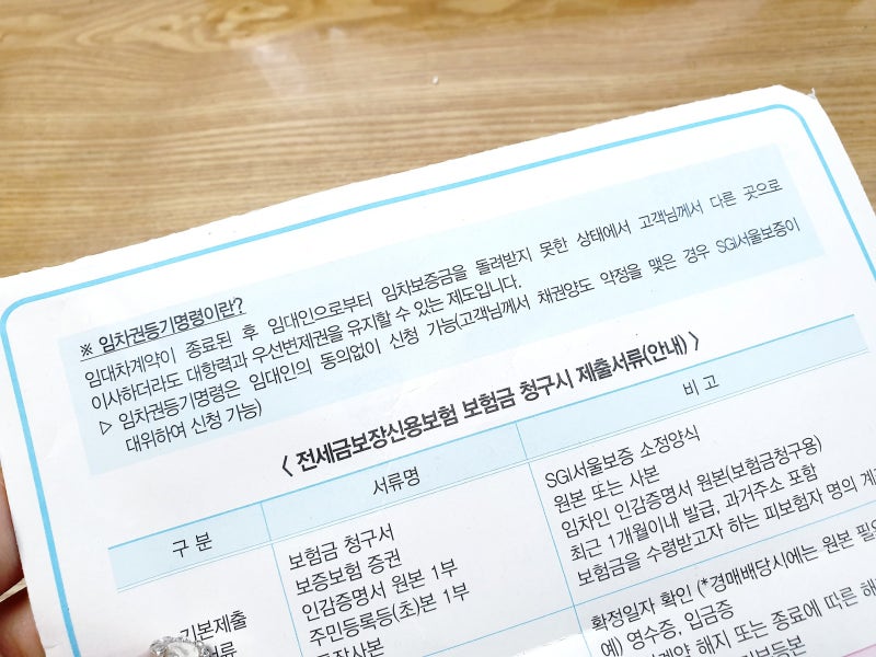 전세보증보험 Sgi서울보증 전세금보장보험 계약 만기 안내문 받았어요 네이버 블로그
