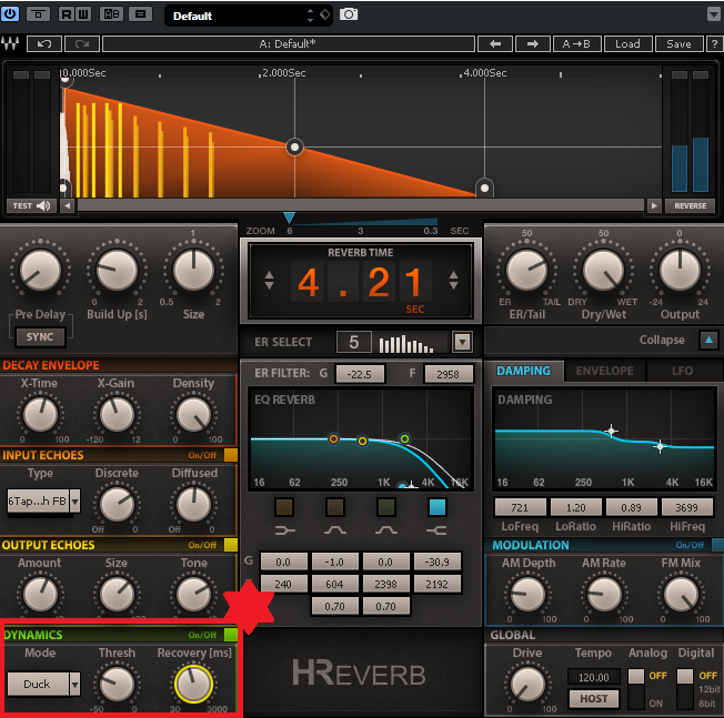 덕킹 리버브 테크닉과 플러그인 (Waves H-Reverb) : 네이버 블로그