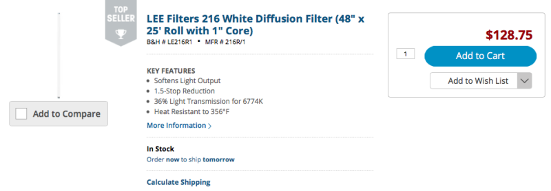 리 필터 216 화이트 디퓨전 (LEE Filters 216 White Diffusion) : 네이버 블로그