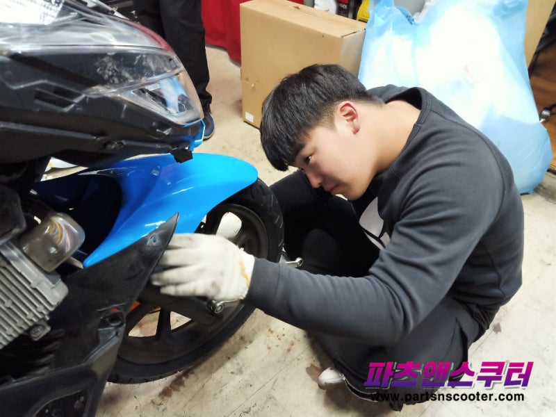 혼다 Pcx 블루카울 교체작업 구동계교체작업 파츠앤스쿠터 알투엠모터스 하이모터스 네이버 블로그