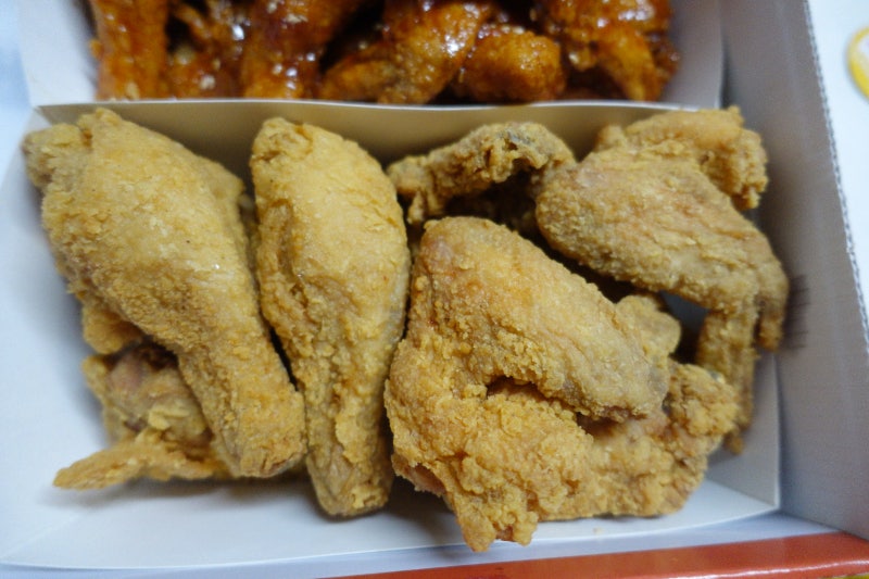 홍진영치킨 티바두마리치킨 양념 +후라이드 치킨 메뉴 추천 : 네이버 블로그