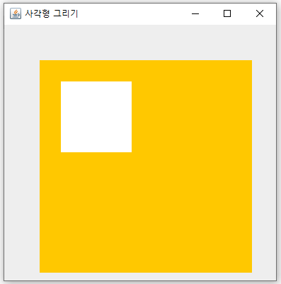 [java]자바/GUI/스윙(Swing)/그래픽/사각형 그리기/fillRect, clearRect, 사각형 채우기, 사각형 ...