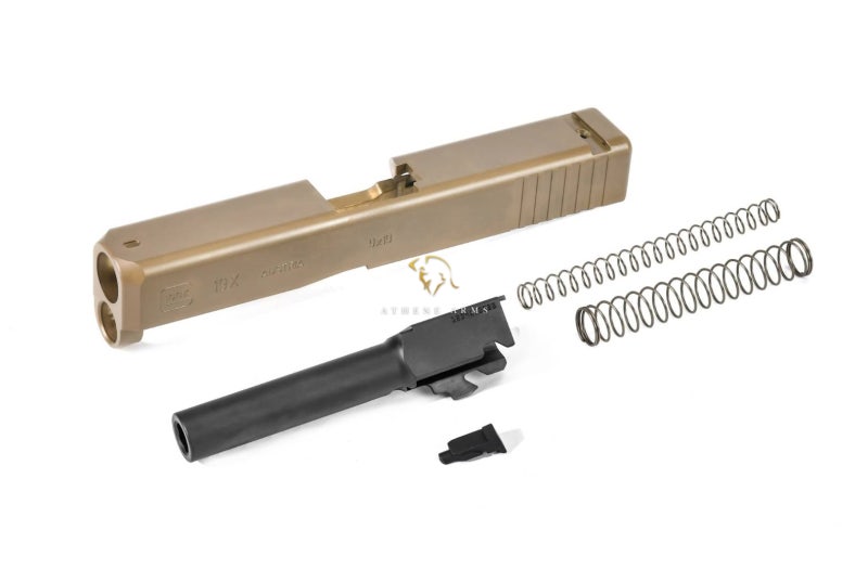 [신제품 발매소식!]GLOCK19X steel slide set.PVD(or nPVD)color (for Umarex G19X ...