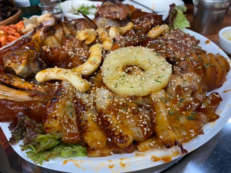 이천 족발 맛집 바베큐 불족발에 반하다 장호원 정석통바베큐족구이” 네이버 블로그