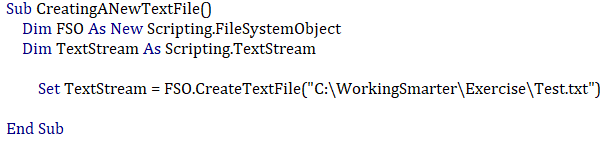 [VBA] #80. Text Files (FileSystemObjects) : 네이버 블로그
