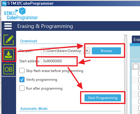[STM32H750] External Loader : 네이버 블로그