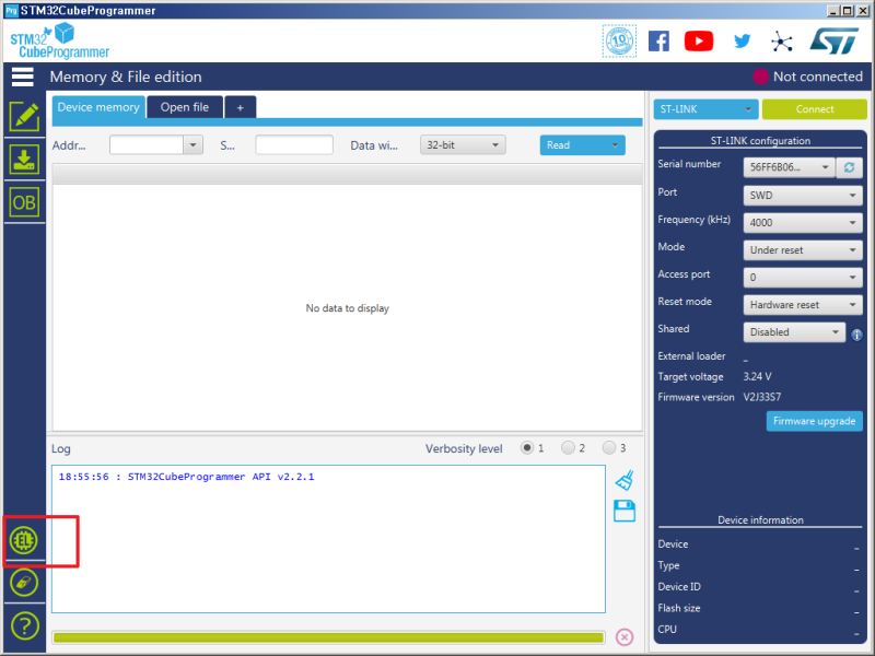 [STM32H750] External Loader : 네이버 블로그