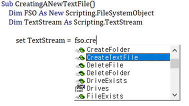 [VBA] #80. Text Files (FileSystemObjects) : 네이버 블로그