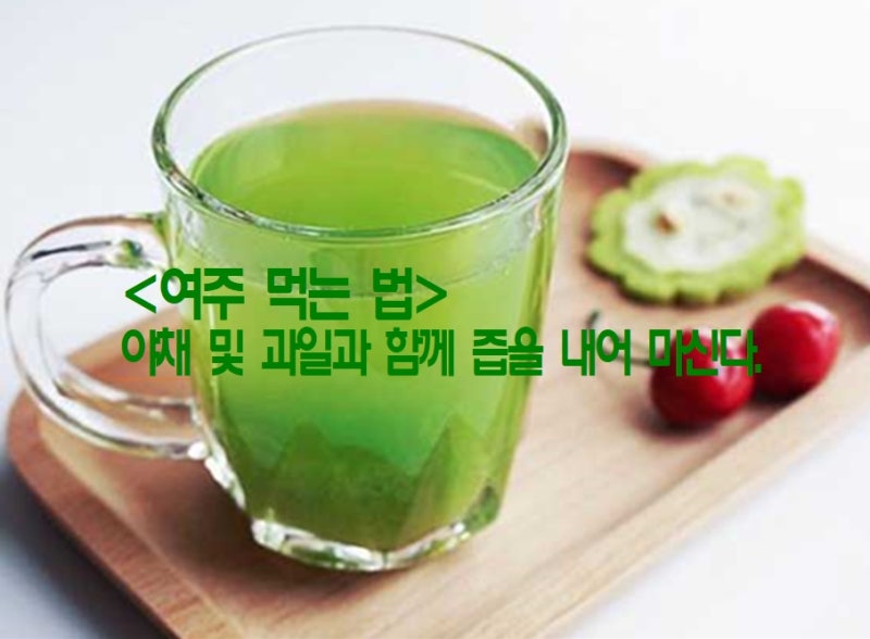 여주차 효능과 부작용 여주 먹는 법 당뇨혈당수치 저하에 특효 네이버 블로그