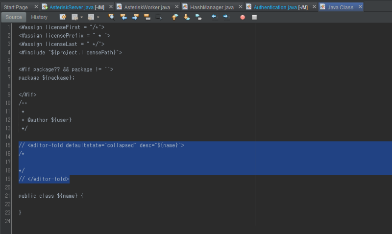 [Netbeans] Java Class Template 입맞에 맞게 수정하기 : 네이버 블로그