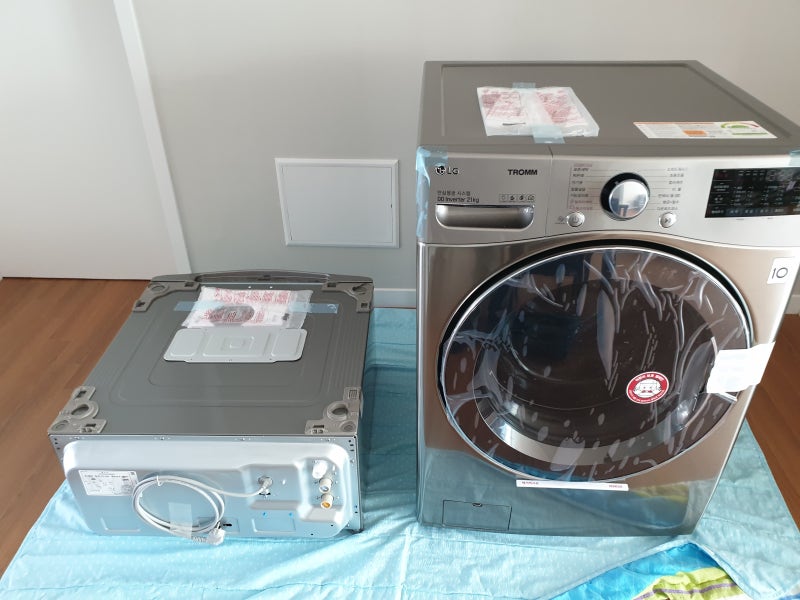 LG 21kg 트윈워시 세탁기 분해설치 허브홈케어 : 네이버 블로그