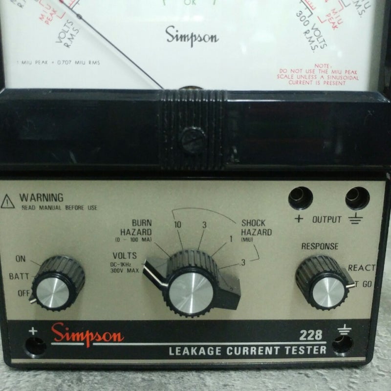 중고 누설 전류 시험기 SIMPSON 228 : 네이버 블로그