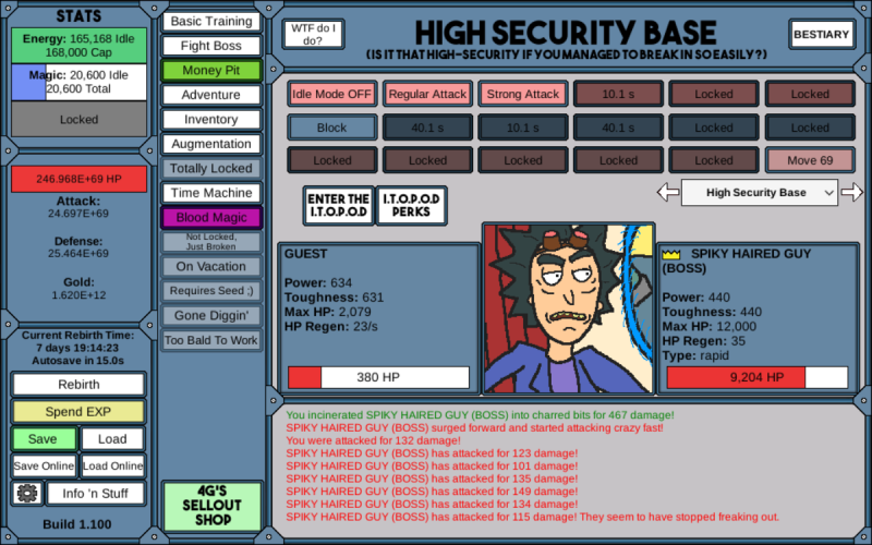 NGU IDLE 공략 #8 - 58번째 보스 격파 ~ 66번째 보스 (1번째 타이탄) : 네이버 블로그