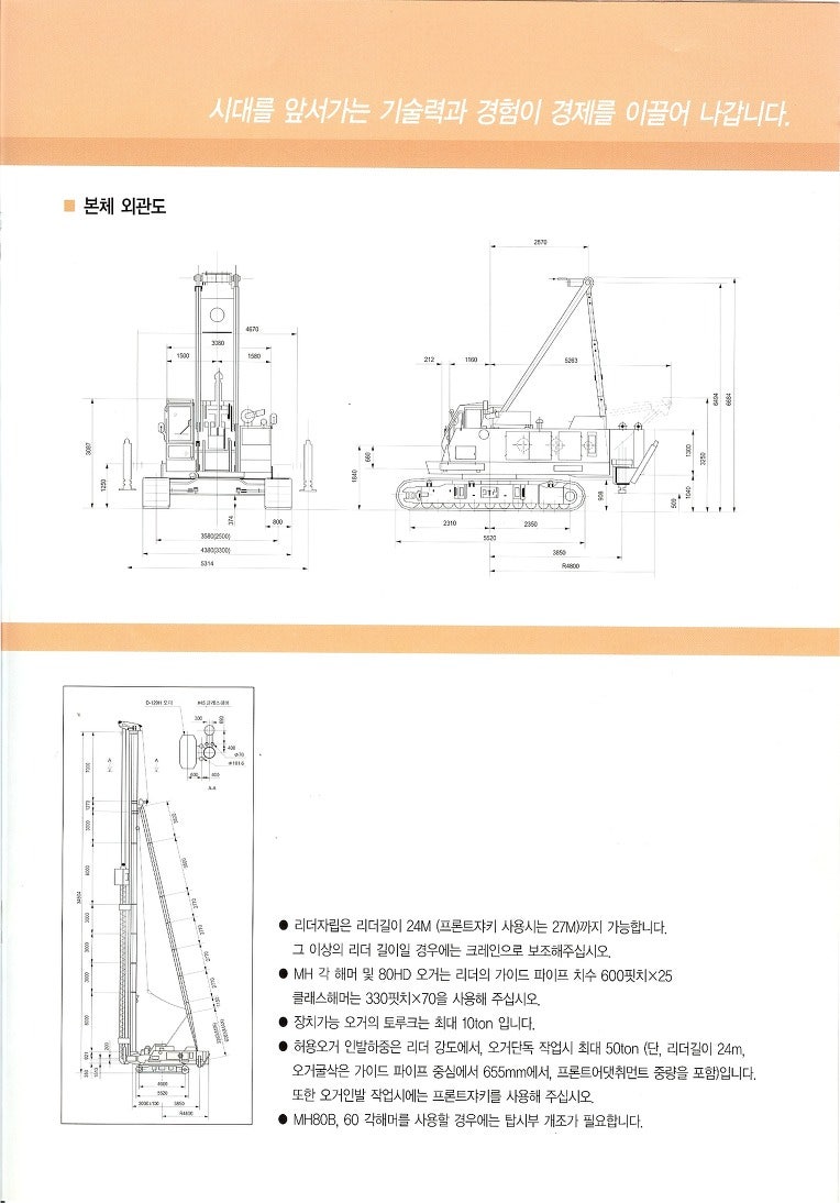 DH508 제원표 + 사진 : 네이버 블로그
