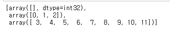 56. 파이썬 - OpenCV를 위한 넘파이 Numpy 기초 : 배열 분리(np.hsplit, np.vsplit, np ...