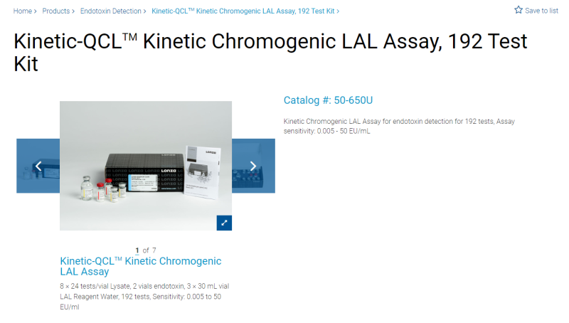 Endotoxin Quantitation Kit : 네이버 블로그