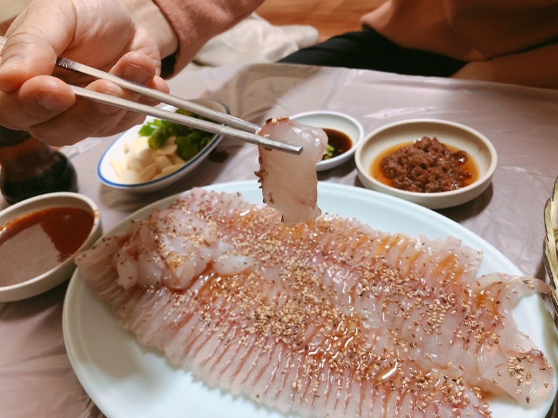 가물치회 드셔보셨어요 목포 동궁가물치 네이버 블로그