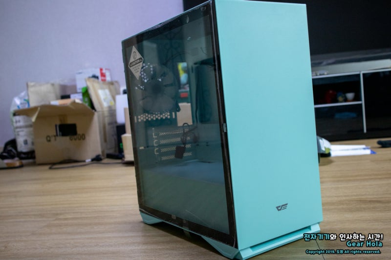 민트색의 향연, 다크플래시 DLM22 RGB 네오민트 케이스 : 네이버 블로그