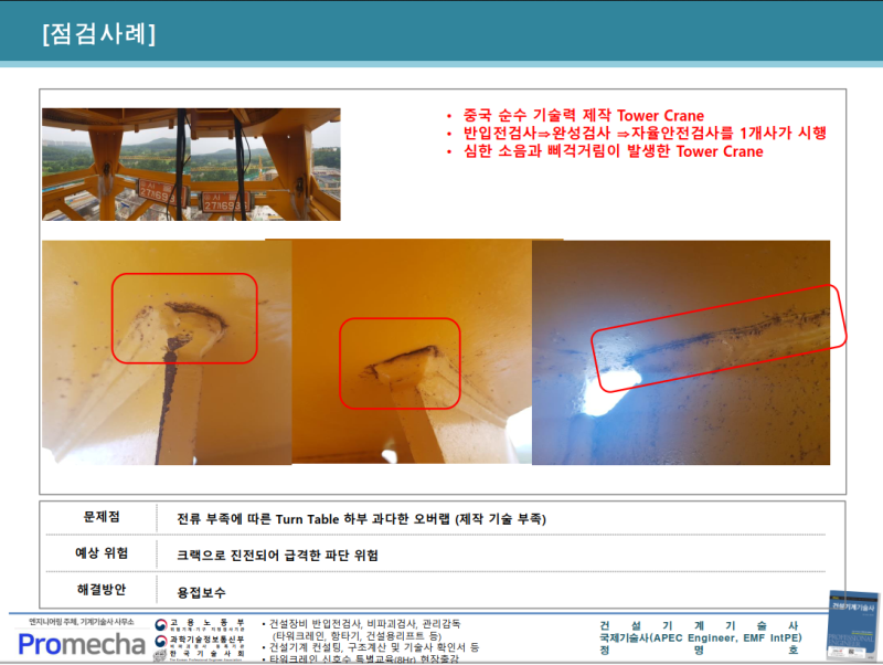 건설사 안전관리자를 위한 타워크레인 반입전검사사전검사 중점관리 Point 네이버 블로그