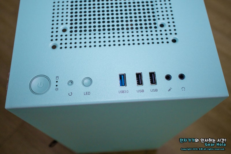 민트색의 향연, 다크플래시 DLM22 RGB 네오민트 케이스 : 네이버 블로그