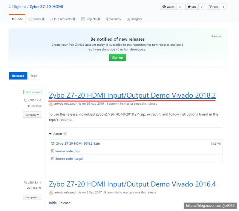 Zybo Z7-20 demo project : 네이버 블로그