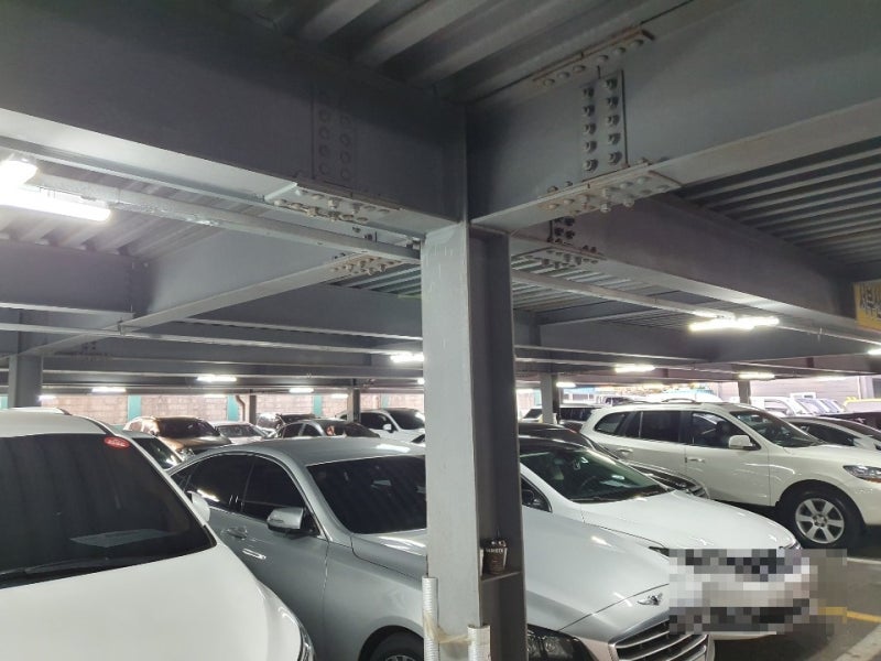 양산아름전기조명 부산 사하구 서부산자동차매매상사 주차장 전체 Led조명 교체 시공 네이버 블로그
