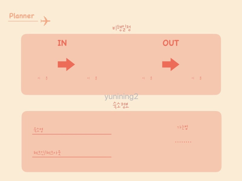 굿노트 여행플래너 속지 공유 Travel Plannerpdf 네이버 블로그