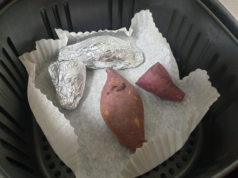 에어프라이어 고구마 맛있게 먹는법 군고구마 굽기 조리시간 정말 간단해요 네이버 블로그