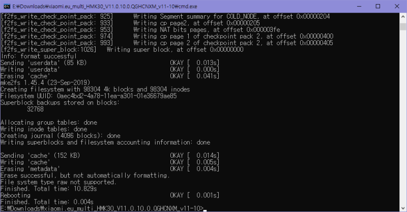 [홍미(Redmi) K30] TWRP없이 패스트부트(Fastboot)에서 EU.ROM 설치 : 네이버 블로그