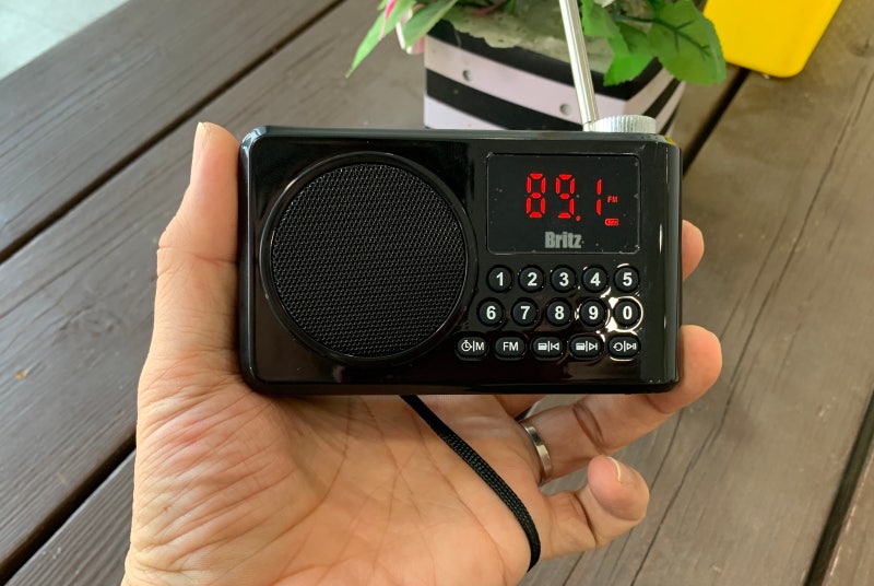 [리뷰] 브리츠 블루투스스피커 BZ-LV990 등산용라디오 : 네이버 블로그