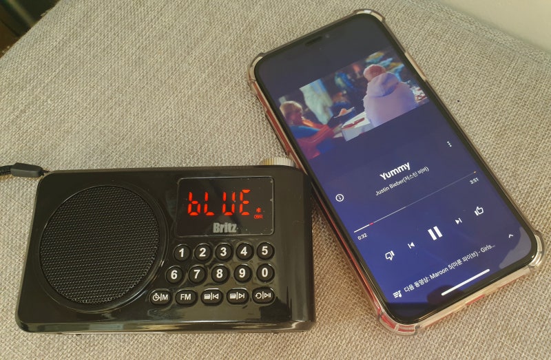 [리뷰] 브리츠 블루투스스피커 BZ-LV990 등산용라디오 : 네이버 블로그