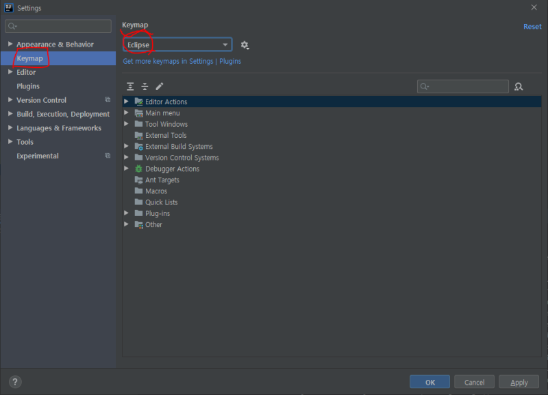 IntelliJ 에서 Eclipse 단축키 사용하기. : 네이버 블로그