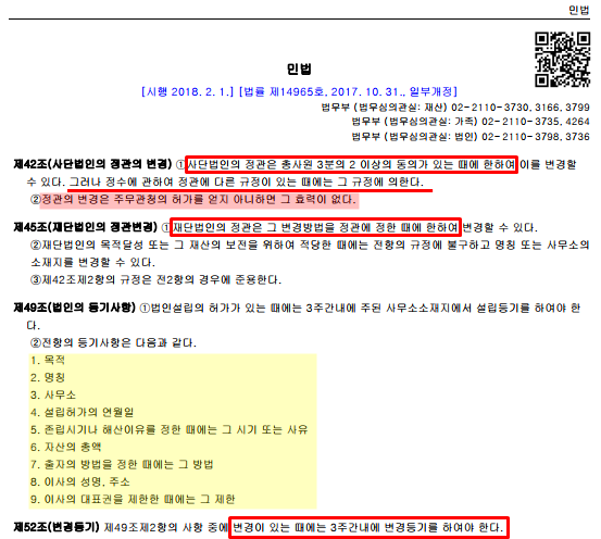 비영리법인 정관변경허가 성공 절차 및 신청 서류 네이버 블로그