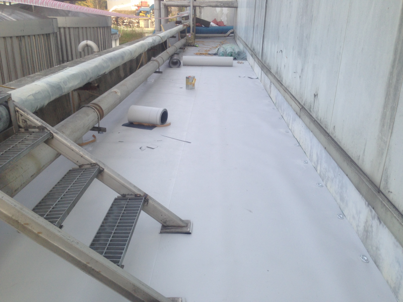 이천공장 노후슬라브 옥상방수-Sikaplan TPO System-씨카코리아 : 네이버 블로그