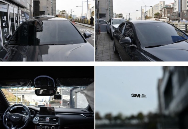 제네시스 G70 카본메탈 색상 3m Cm 윈도틴팅 네이버 블로그