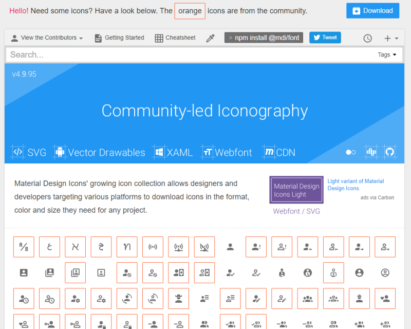 Meterial Design Icons, mdi 아이콘 : 네이버 블로그