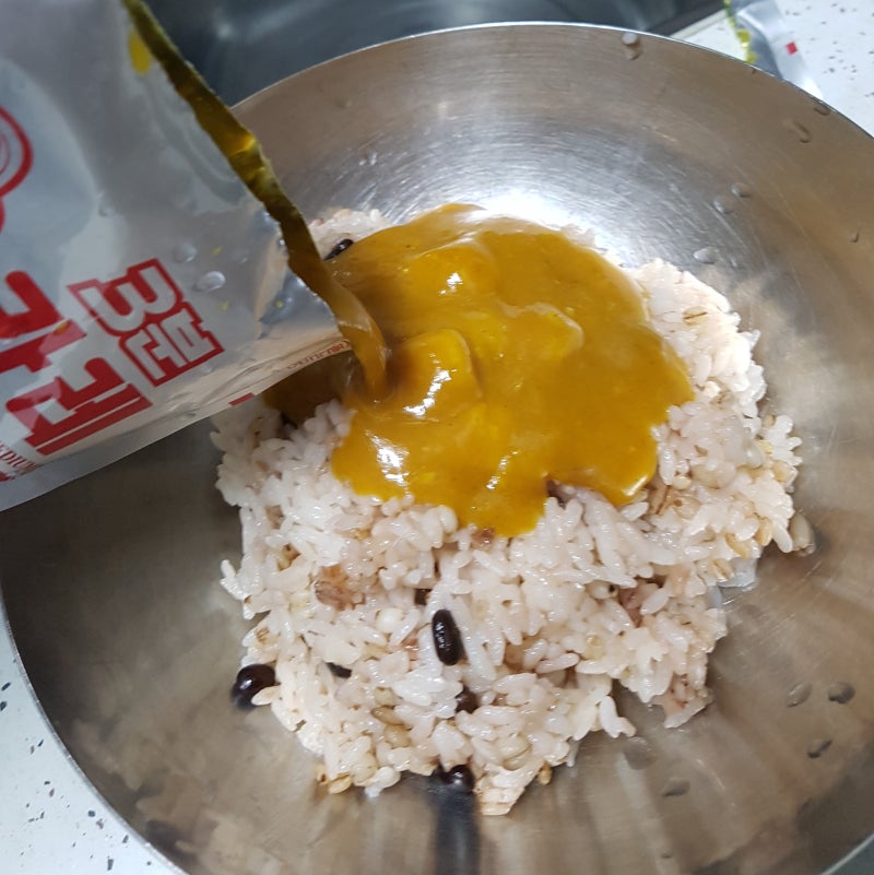 오뚜기 3분 카레 약간매운맛 칼로리열량 및 영양성분정보 조리법 네이버 블로그