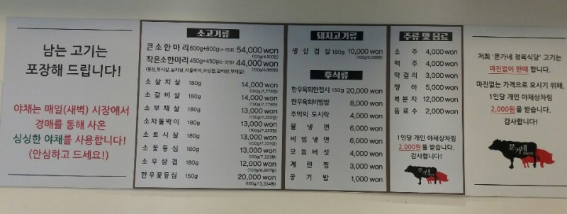 구의역고기맛집 문가네 정육식당 네이버 블로그