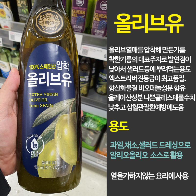 식용유 종류 올리브유포도씨유해바라기유카놀라유 용도별 사용법 네이버 블로그