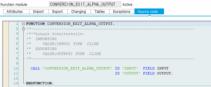 [SAP ABAP] CONVERSION _EXIT : 네이버 블로그