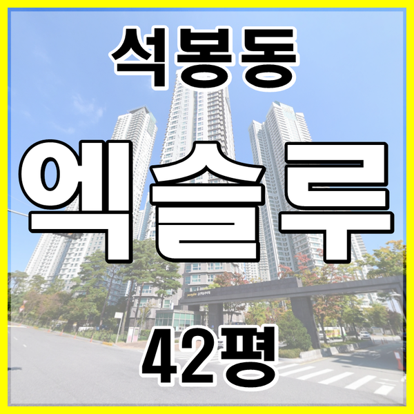 대전 석봉동 엑슬루타워 42평 고층 경매물건 네이버 블로그